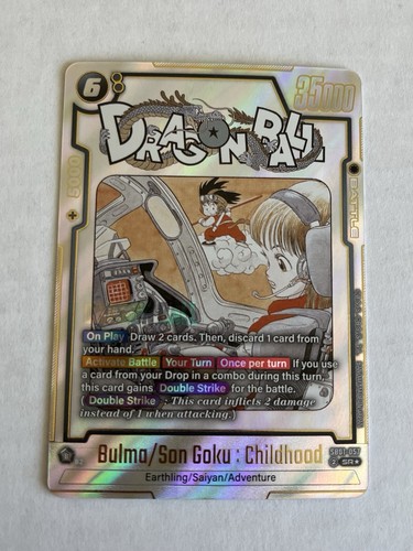 Dragon Ball Fusion World SB01-057 Goku/Bulma Alt Art - Near Mint! | eBay