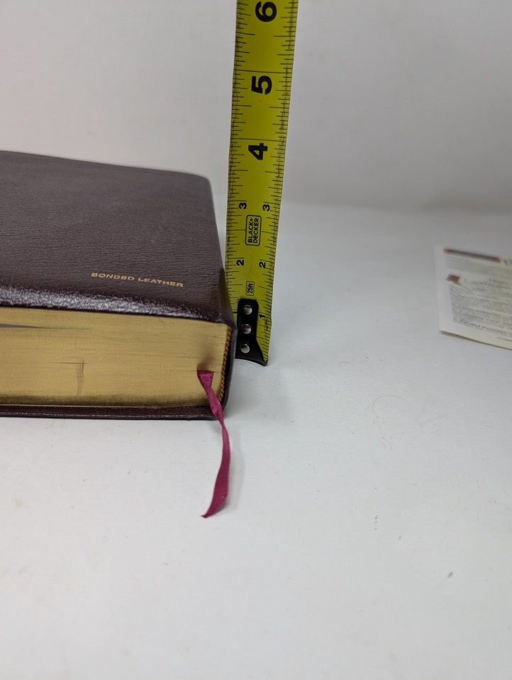 1997 NKJV Thompson Chain Reference Study Bible Burgundy Leather Nelson ...