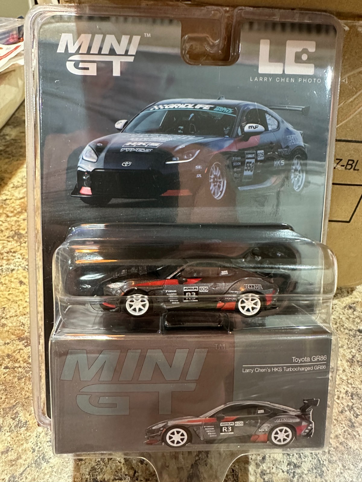 Mini GT TSM Toyota GR86 Larry Chen's HKS Turbo Charged 1/64 Diecast New ...
