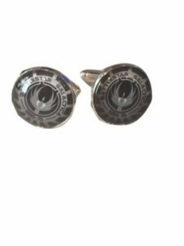 Battlestar Galactica 75 Glass Domed Enamel Metal Cufflinks | eBay