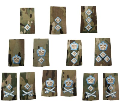 Pair of Parachute Regiment Officers on Multicam / MTP Rank Slides ...