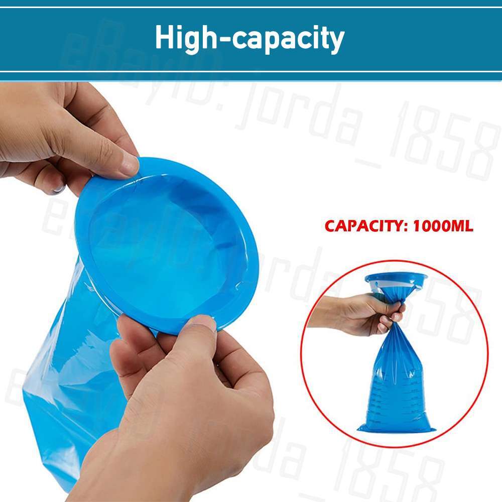 50PCS Sick Bags Vomit Bags Emesis Calibrated Infection Control Secure 1 ...