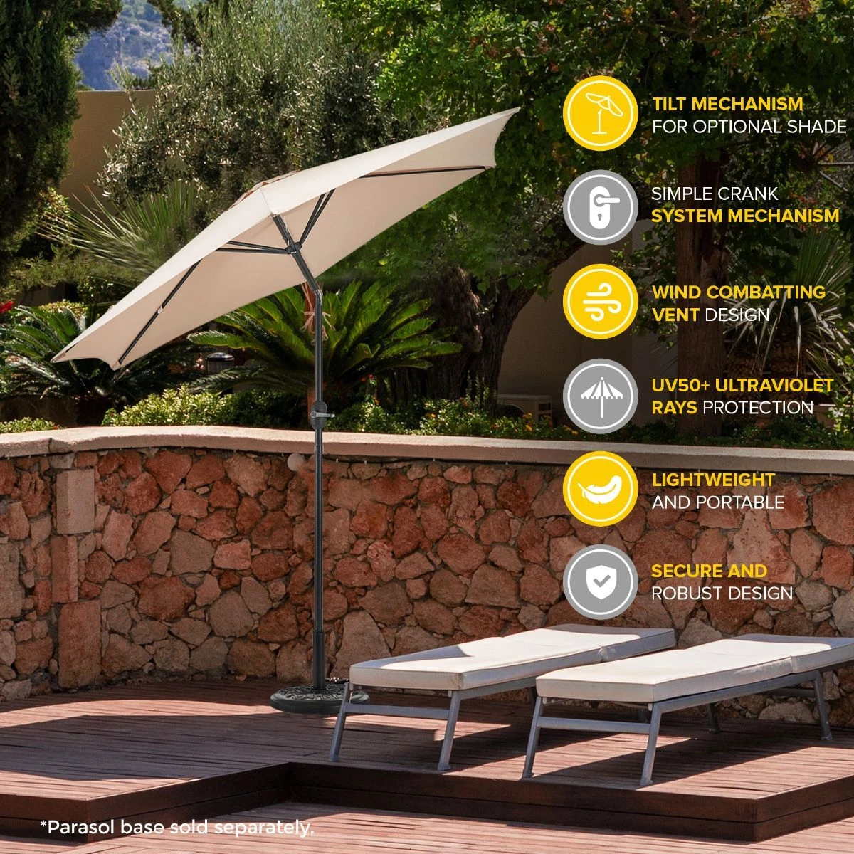 Sun Garden Easy Parasol Base | Fasci Garden
