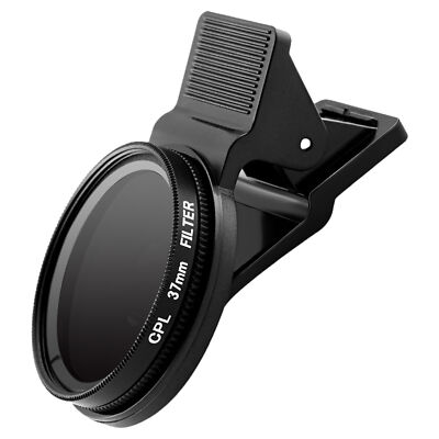 37mm Cell Phone Camera CPL Lens Filter Clip-on CPL Filter for Phone ...