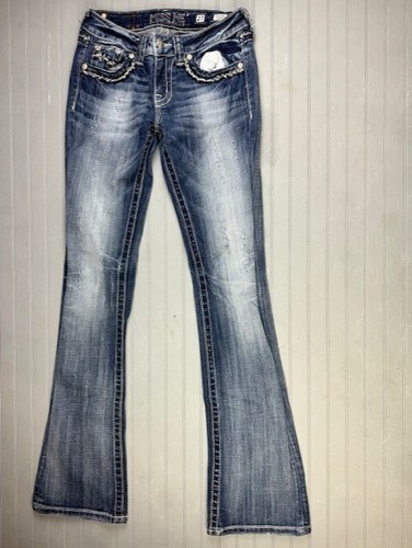 Miss Me Size 27 Womens Jeans Boot Low Rise Stretch JE12o5BX | eBay