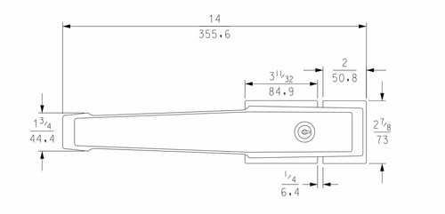 Kason 1236 SafeGuard Heavy Duty Lever Locking Handle - Brushed Chrome ...