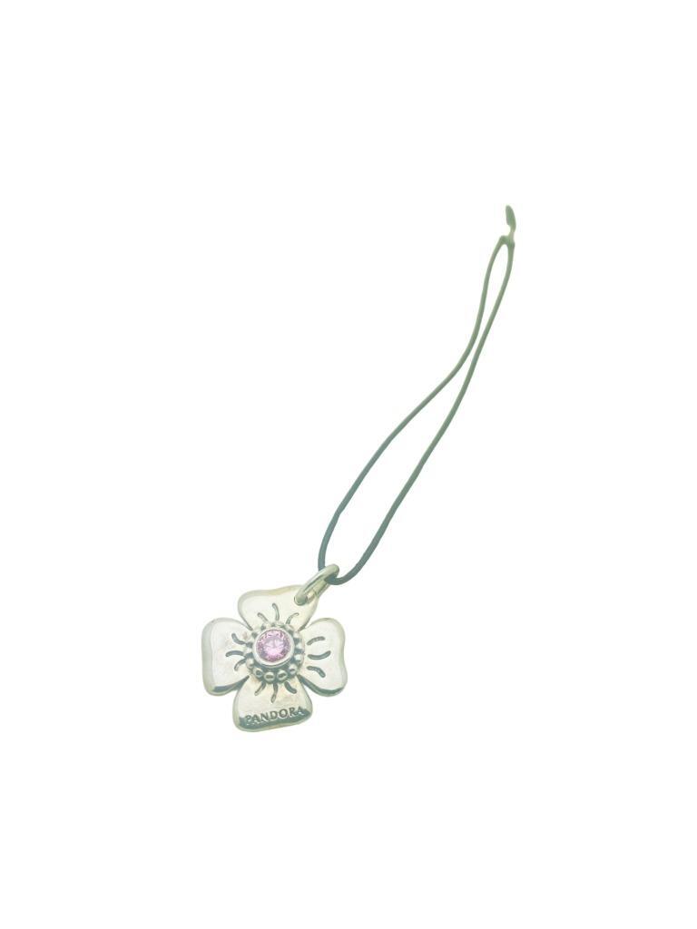 Pandora Sterling Silver Pink Moments Flower Charm Pen… - Gem