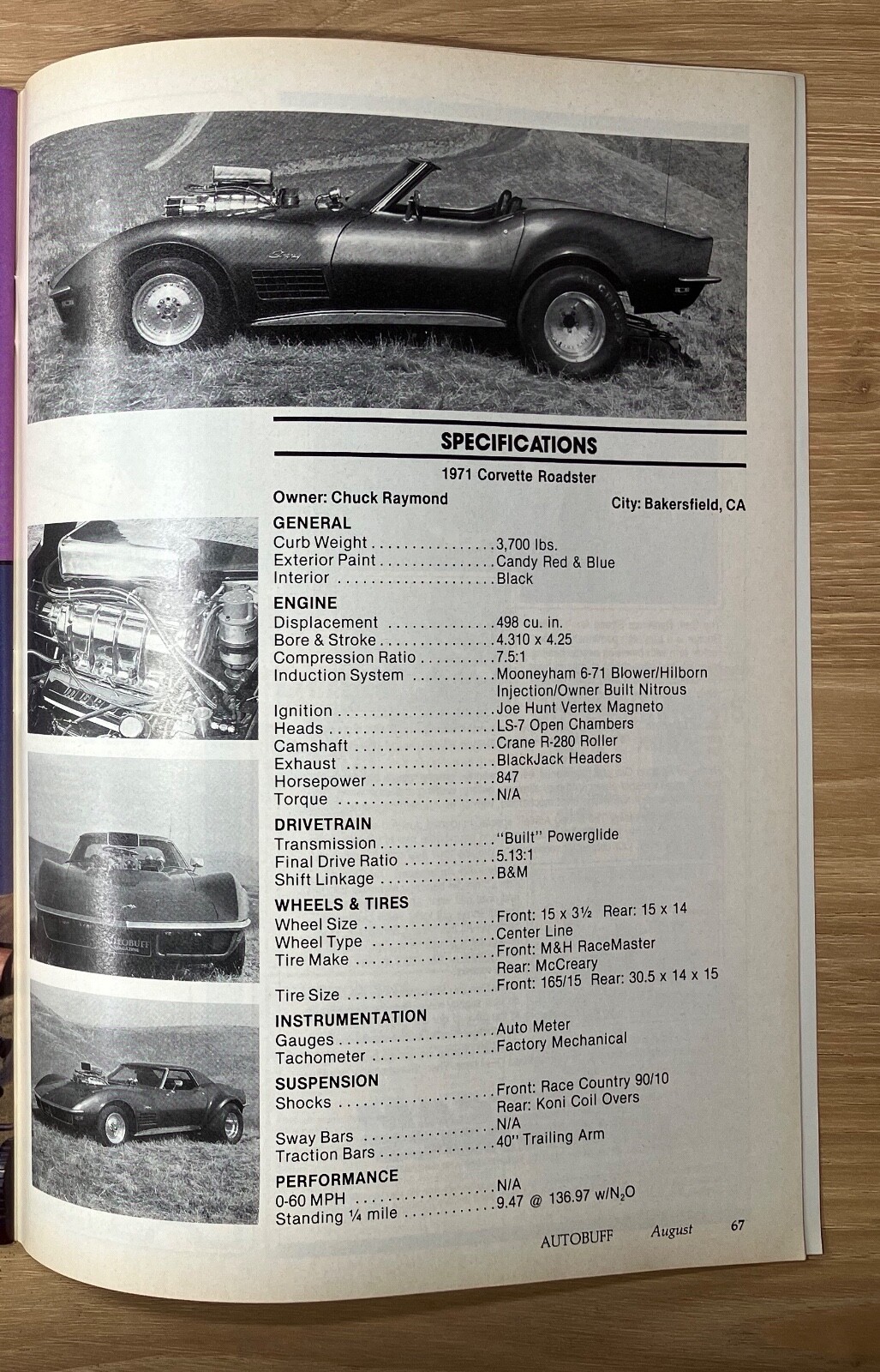 Autobuff Magazine Aug 1986 Cars & Sexy Ladies High Grade Hot Rods Babes ...