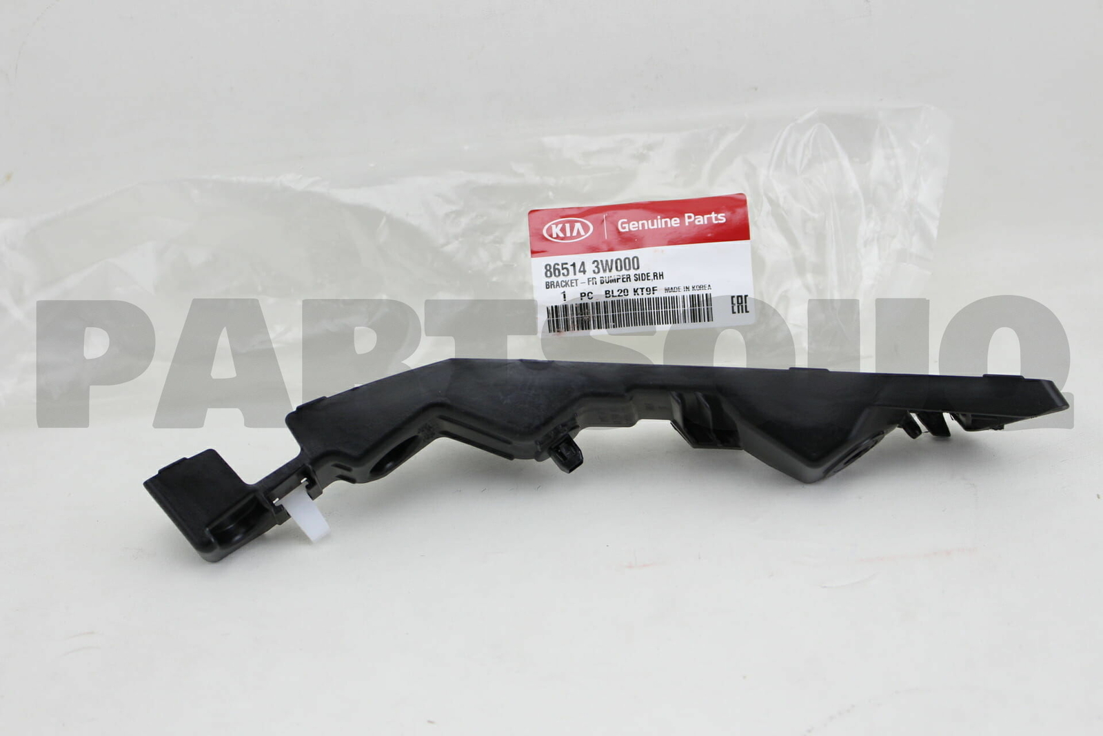 865143W000 Genuine Hyundai / KIA BRKT-FR BUMPER SI RH | eBay