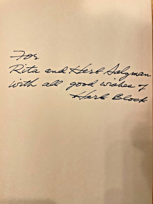 Inscribed Herblock's Special for Today Book by Herbert Block, 1st ...