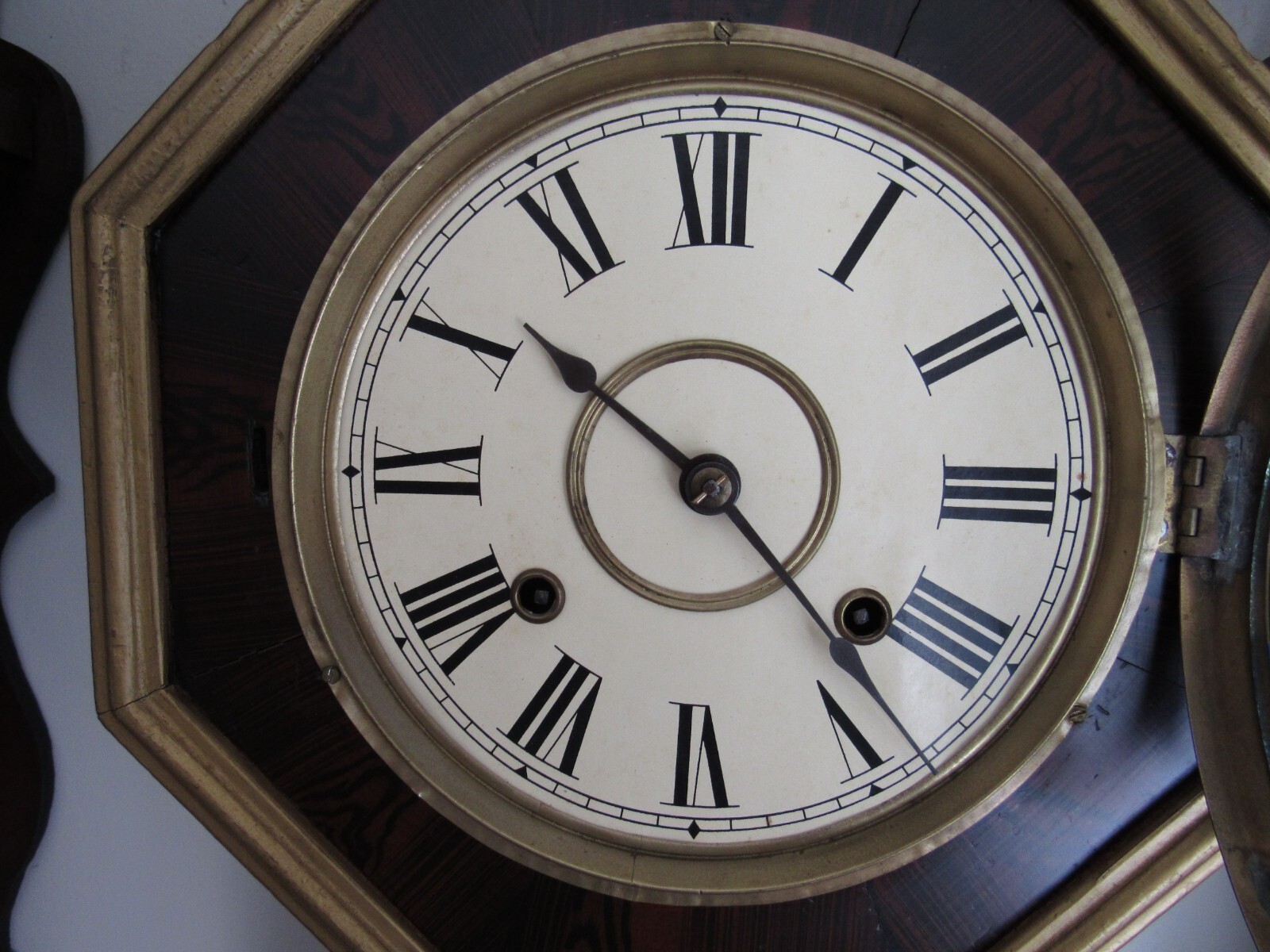 Antique F. Kroeber Regulator Wall Clock 8-Day, Time/Strike, Key-wind (A ...