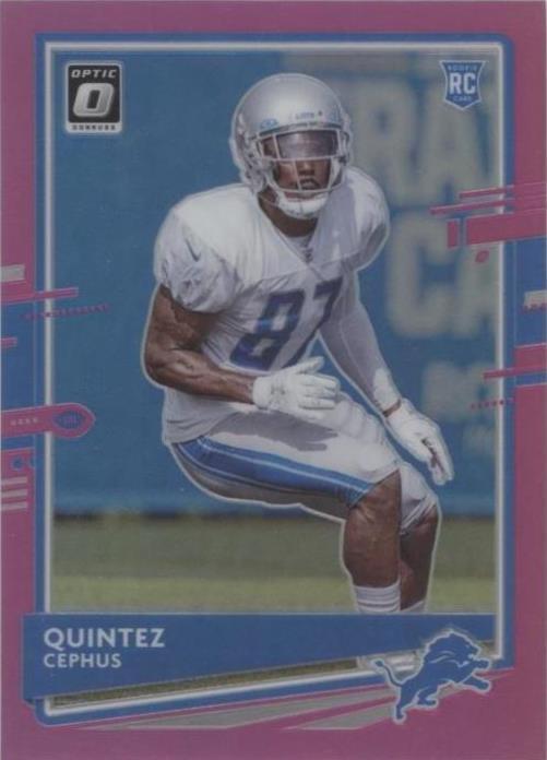 2020 Panini Donruss Optic - Rookies Quintez Cephus #130 Pink Prizm (RC ...