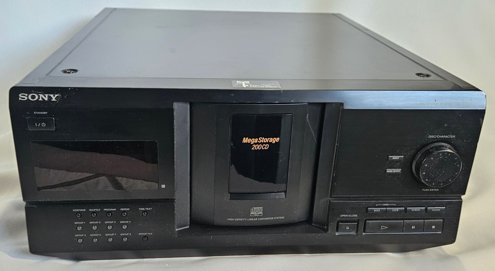 Sony CDP-CX230 Mega 200 CD Compact Disc Changer Player Storage serviced ...
