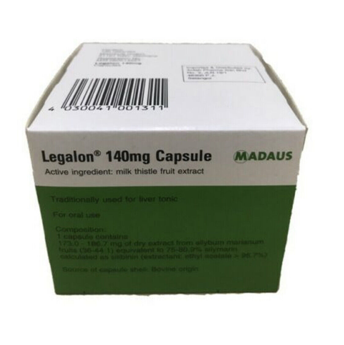 5 X LEGALON 140mg by Madaus Germany Traditionally used for liver 100's ...