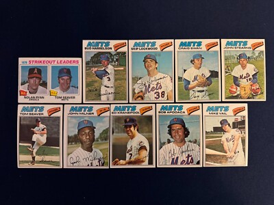 1977 Topps New York Mets Team Set | eBay