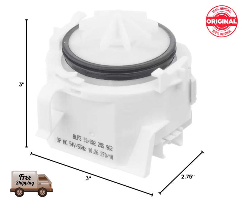 Bosch Drain Pump Original 00611332 for Bosch Dishwashers and Thermador ...