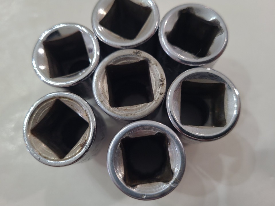 1/2" Drive 12 point Easco Sockets Tools Vintage USA Made Socket Old ...