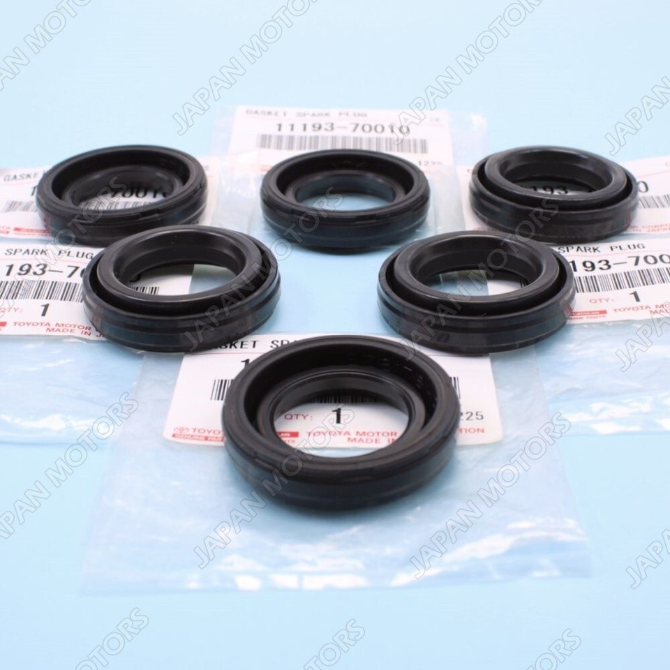 x6 Toyota Avalon Sienna Tundra Lexus Spark Plug Tube Gasket 11193-70010 ...