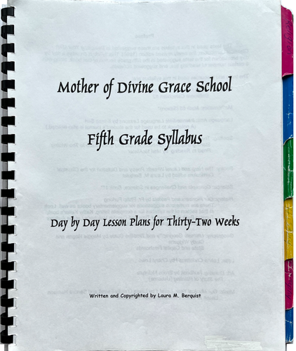 mother-of-divine-grace-school-fifth-grade-syllabus-ebay