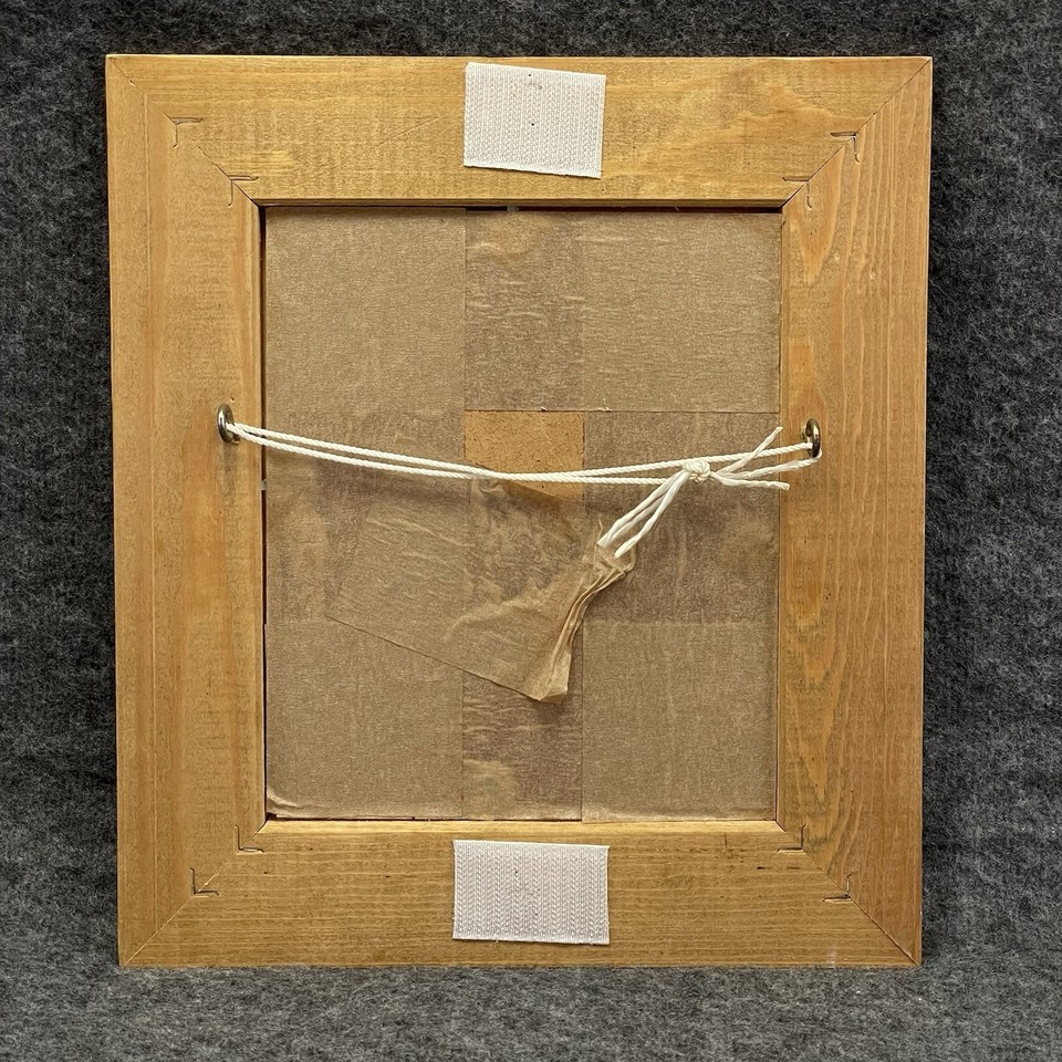 Framed Botanical Print “Dahlia superflua” 8x9” Wooden Frame Floral Wall ...