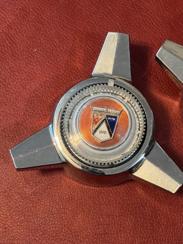1964-1965 Ford Falcon Fairlane Ranchero Spinner Hubcaps Center Caps Set ...