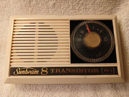 Vintage Sunbeam 8 Transistor Radio PR-1-Excellent Case -CD Marks-Parts ...