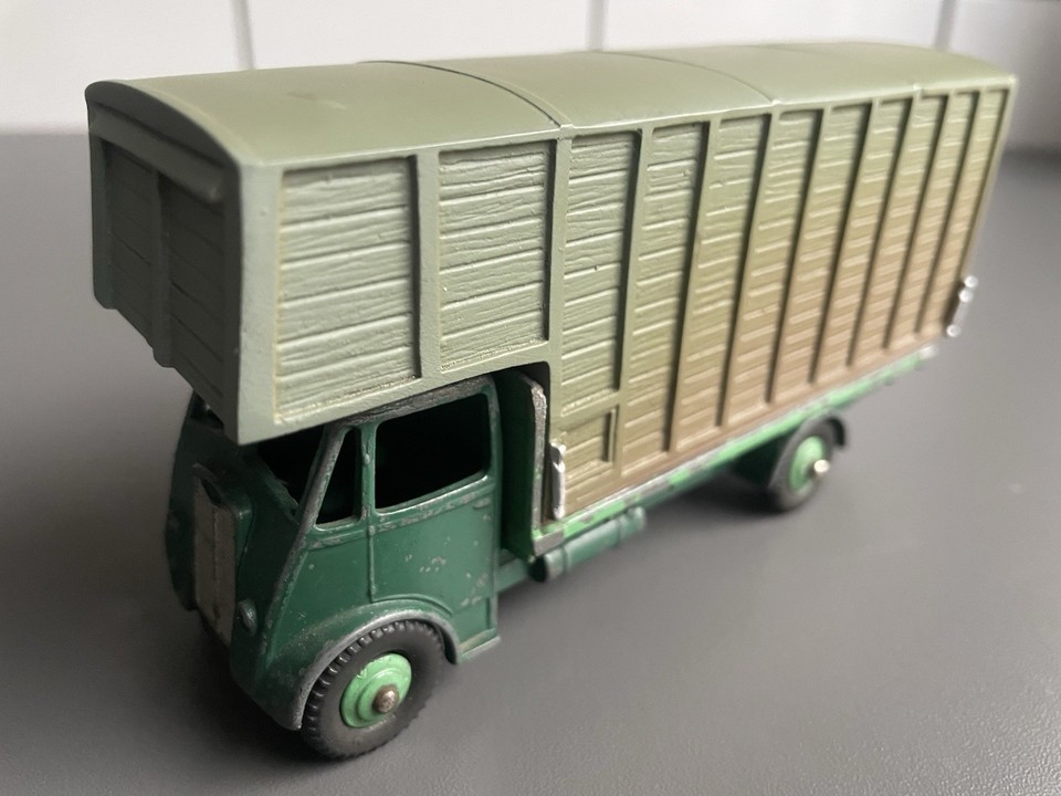 Dinky Toys Code 3 Guy Cattle Truck in Dark Green | eBay UK