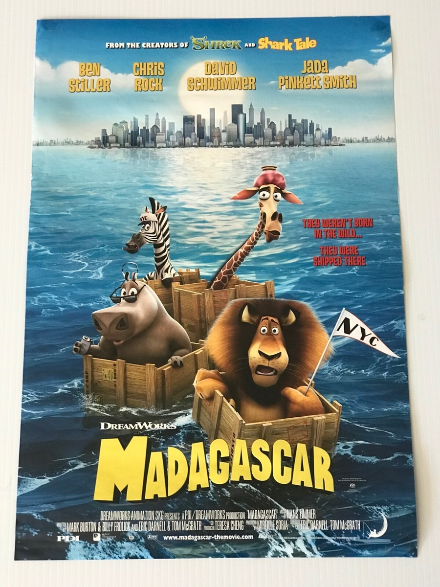 Madagaskar 2005 Plakat Madagascar (2005)" Poster Print Multi Bed