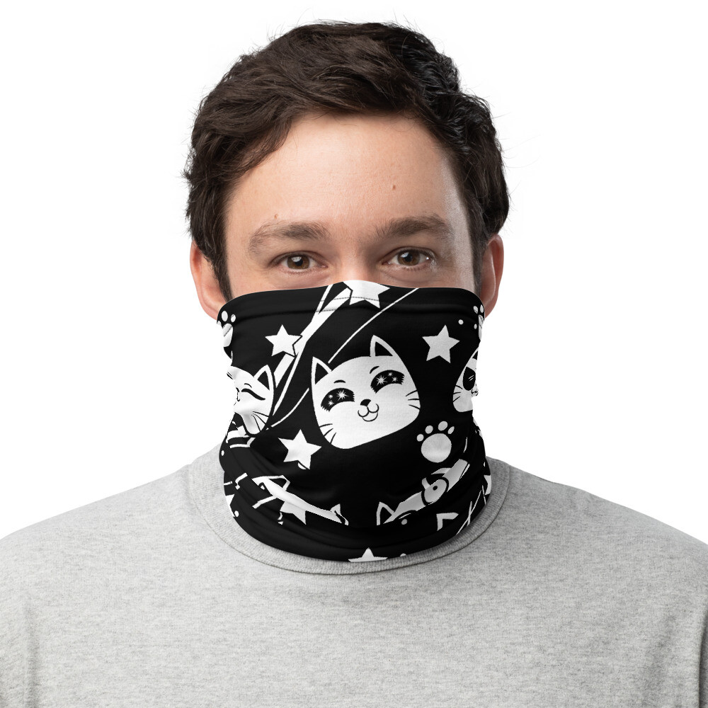 Unisex Neck Gaiter Cartoon Cats - Neck gaitor Cat - Face Shield ...