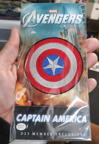 NIP Disneyland D23 Members Exclusive Avengers Patch Captain America LE Disney | eBay