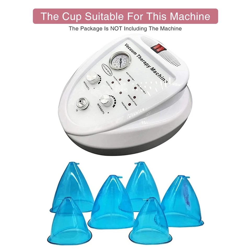 2pcs Breast Hip Vacuum Cupping Massage Cups 180/150ml Enlargement ...