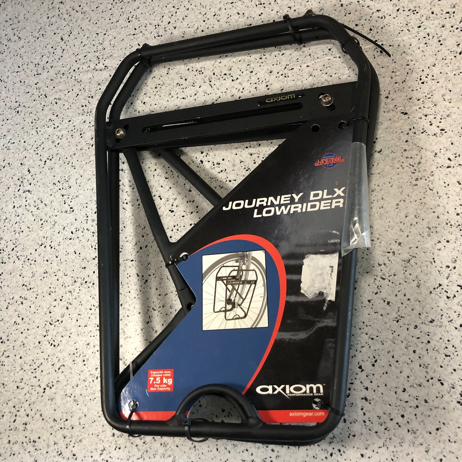 Axiom Journey DLX Low Rider Front Rack Black for sale online | eBay