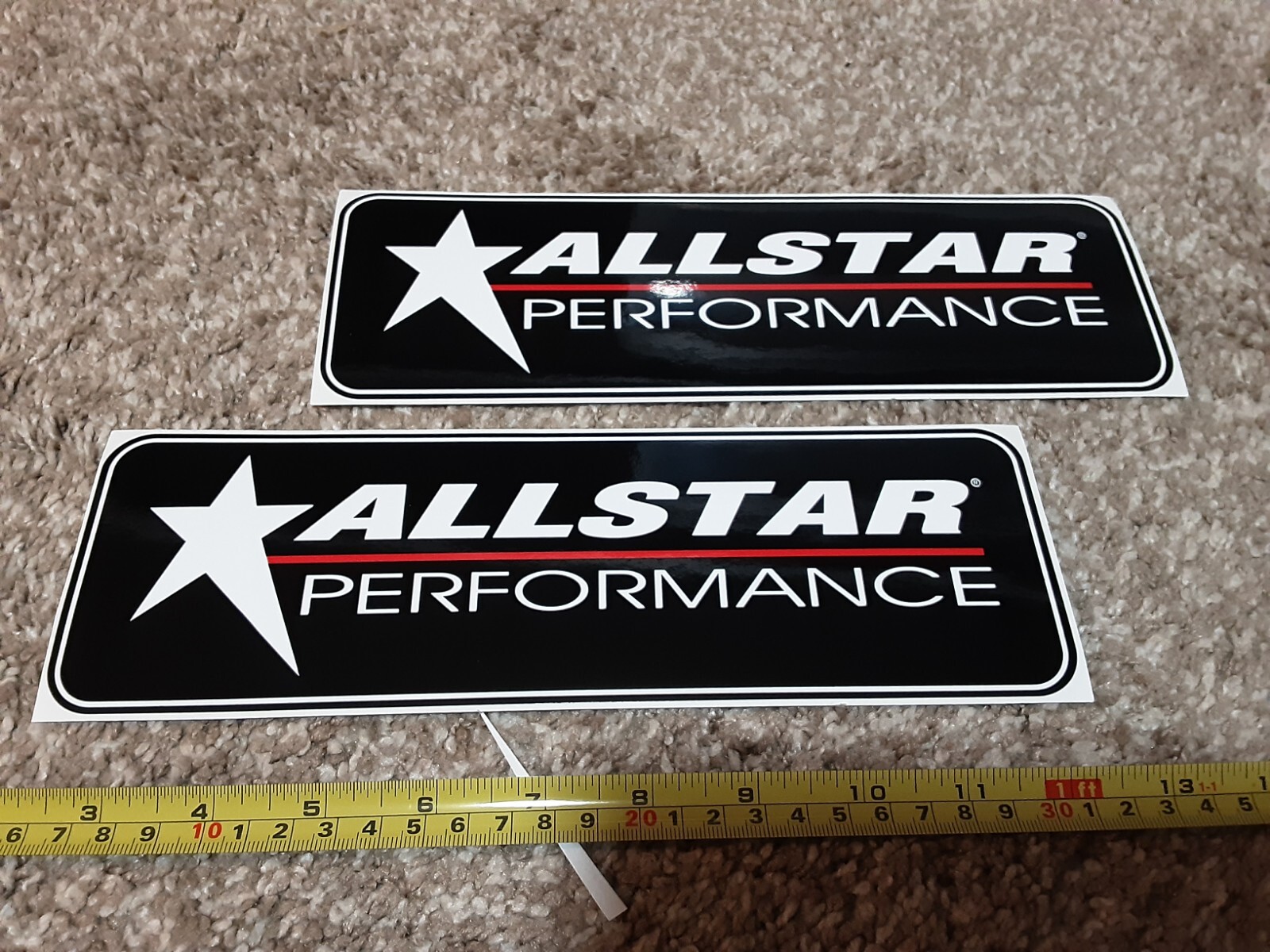 Lot of 2 Allstar Racing Decals Stickers Street Outlaw NHRA Nascar IMCA ...