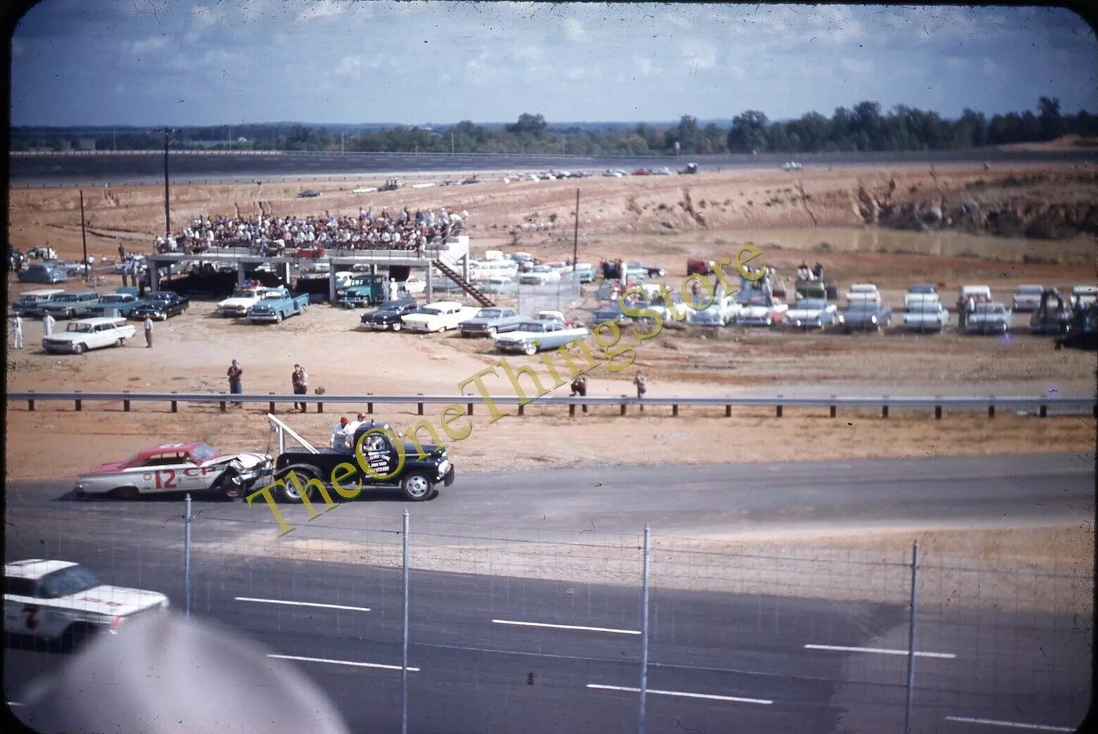 NASCAR Racing Joe Weatherly Crash Charlotte Speedway 1960s 35mm Slide ...