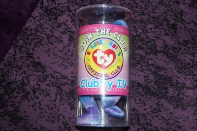 TY OFFICIAL CLUB CLUBBY IV FACTORY SEALED IN CASE | eBay