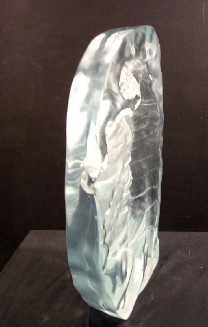 David Parvin"Dancing with the West Wind" Lucite Acrylic Sculpture woman ...