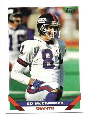 ED MCCAFFREY 1993 TOPPS CARD NEAR MINT+ CONDITION | eBay