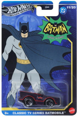 NEW Hot Wheels Silver Series Batman CLASSIC TV SERIES BATMOBILE 1:64 ...