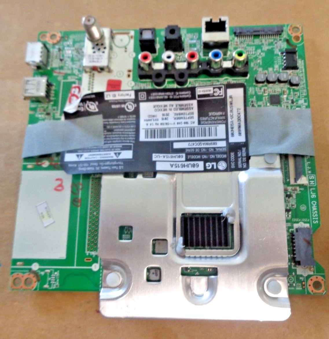 Original LG 60uh615a-uc Main Board EBT64290232 for sale online | eBay