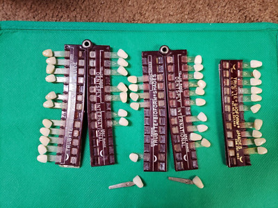 Vintage Trubyte Bioform Dental Dentist Tooth Shade Guide Dentsply Int ...