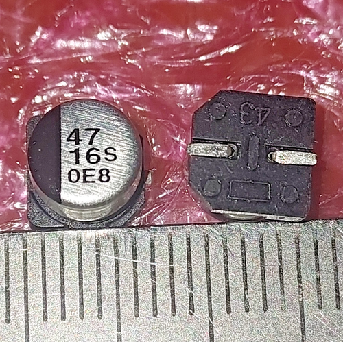 5Pcs 47uF 16V 47 16S 0E8 Radial Alu Electrolytic Capacitor Panasonic | eBay