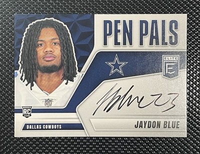 🔥2025 Donruss Elite Pen Pals Jaydon Blue #PP-JBL Dallas Cowboys Rookie ...