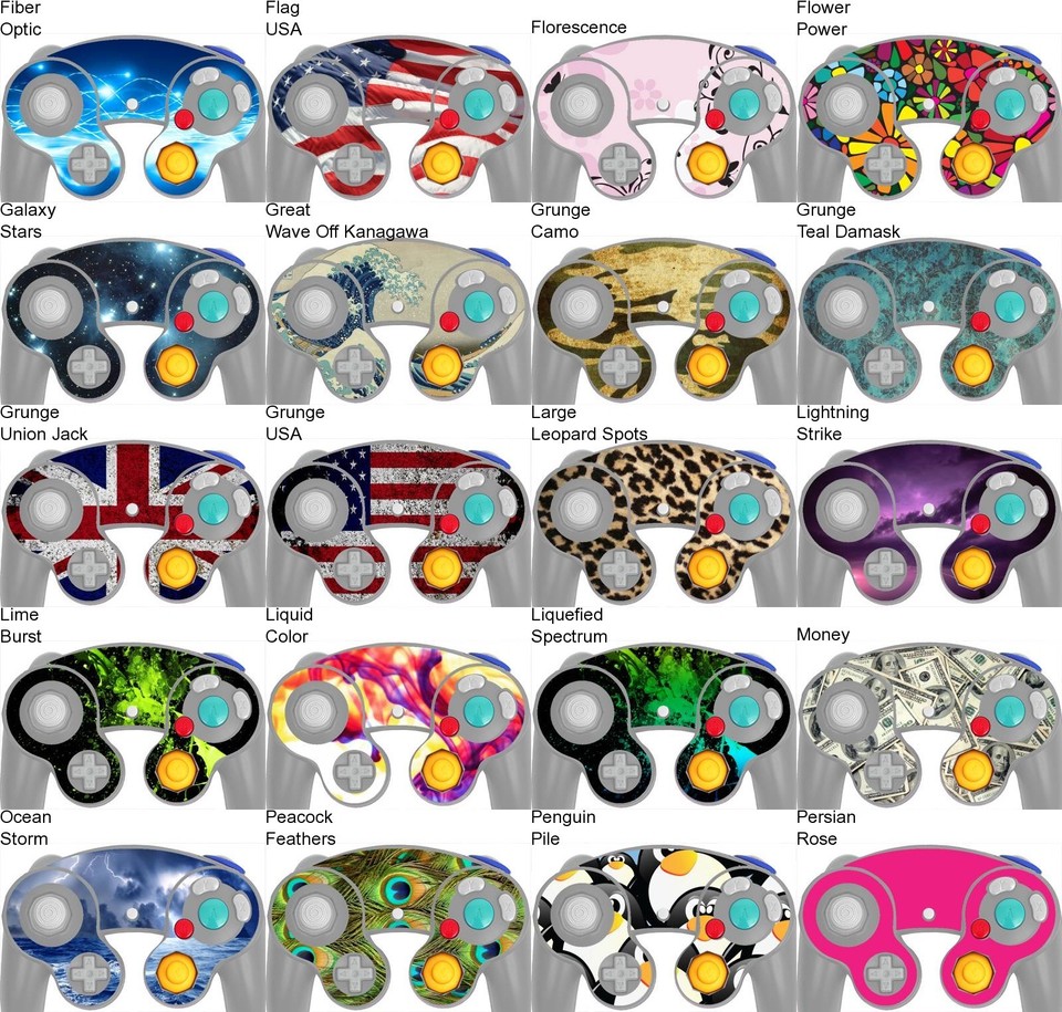Any Vinyl Decal/Skin design for Nintendo GameCube Console + 2 ...