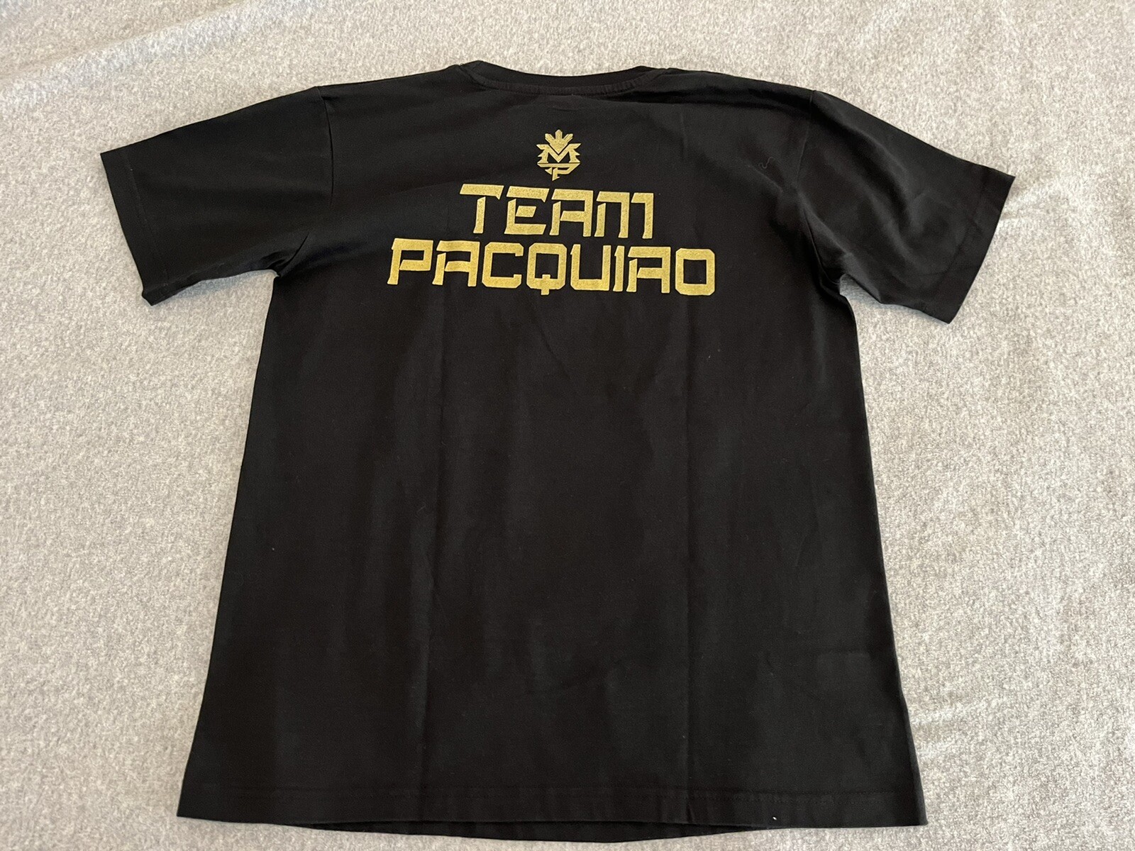 Manny Pacquiao Pac-Man Black Shirt Size Large - Gem