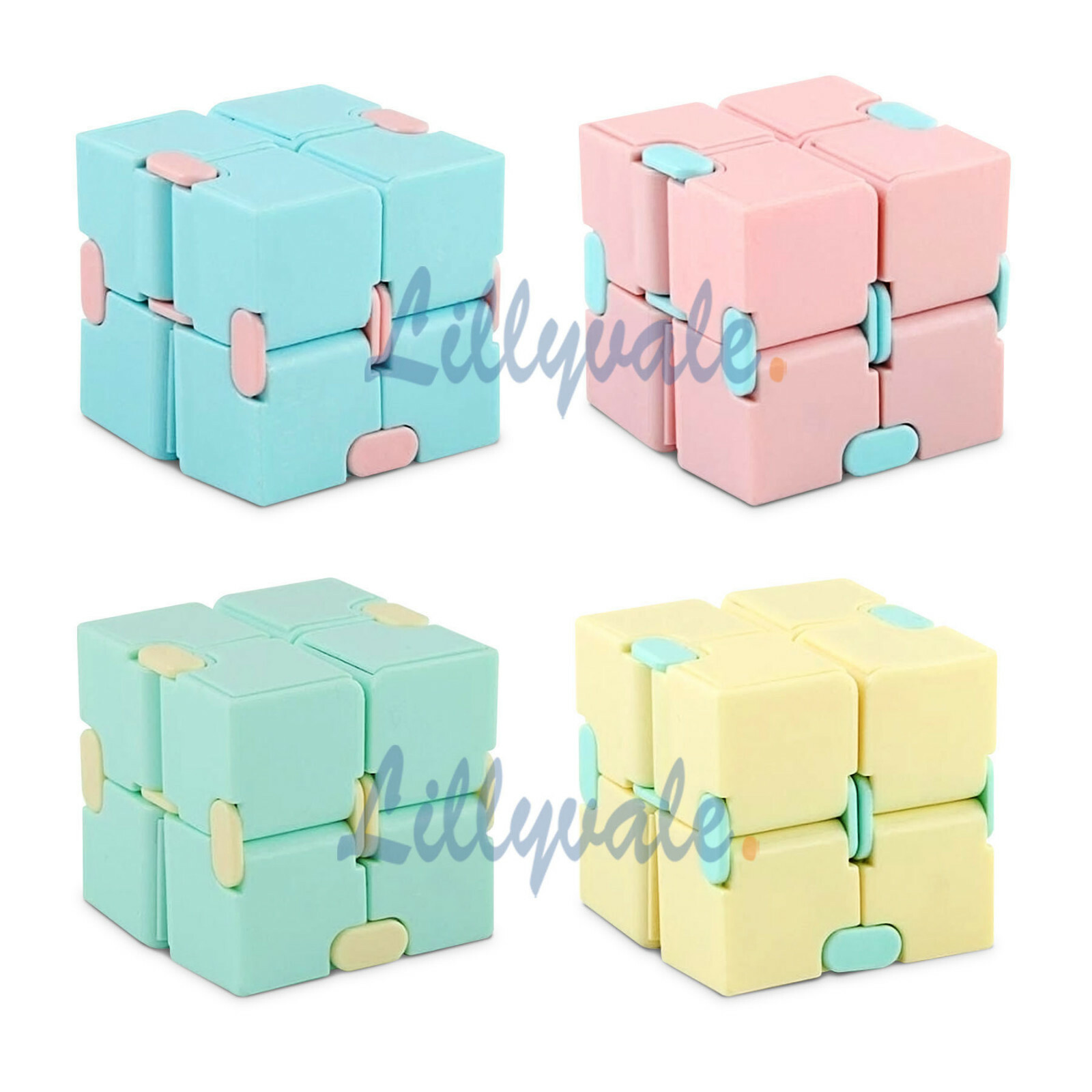 Sensory Infinity Cube Stress Fidget Toys Autism Anxiety Relief Kids ...