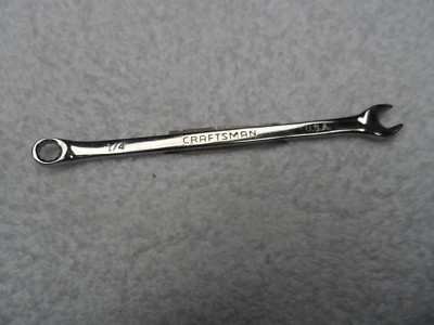 Craftsman Professional Standard SAE Full Polish Wrench, USA, 1/4 ...