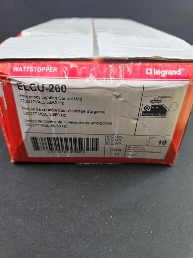 Legrand Wattstopper ELCU-200 Emergency Lighting Control Unit, Case of ...