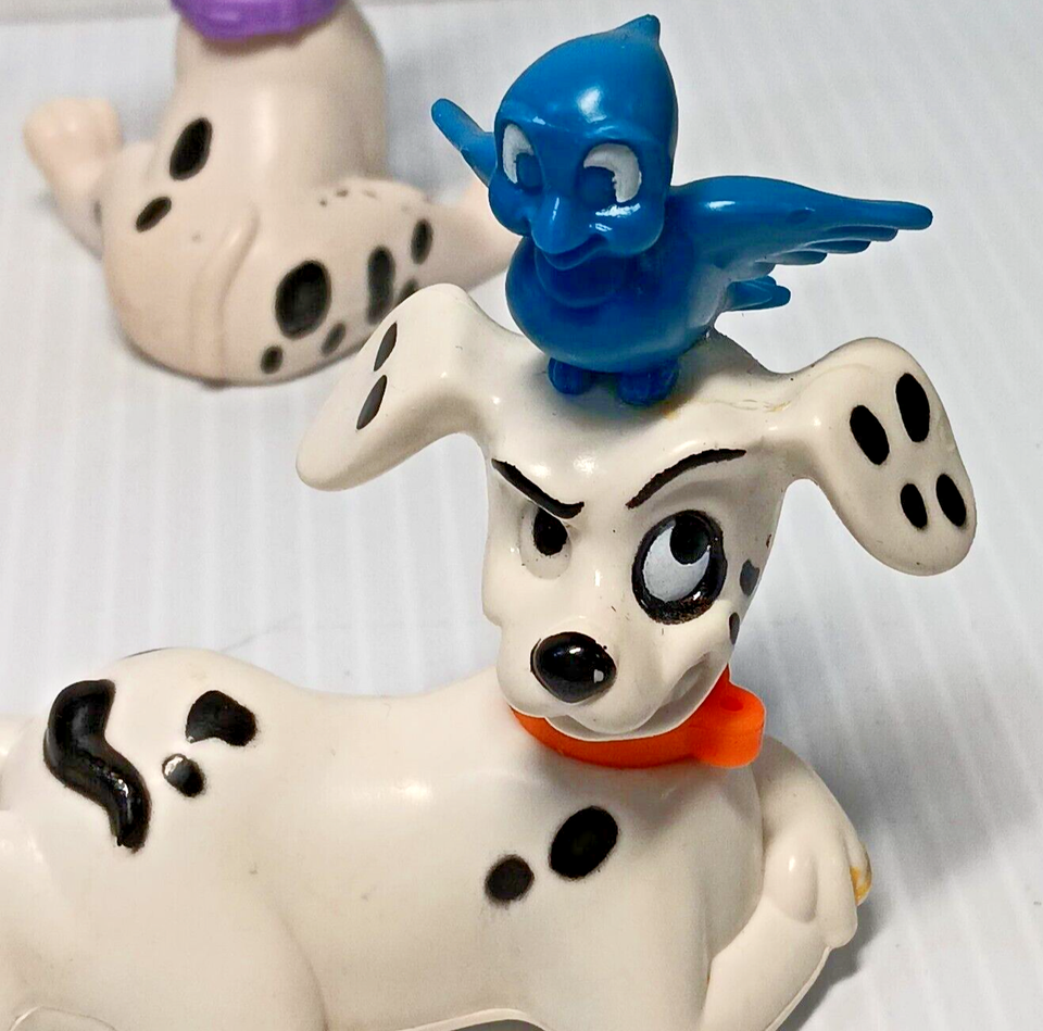 7--Mcdonald's 101 Dalmatian Happy Meal Toys- Seven Puppies Getting Into ...
