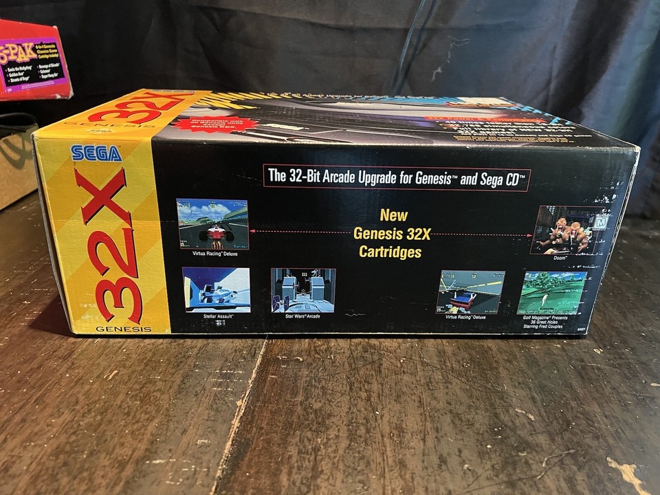 VTG 90's Sega Genesis System Bundle 6 Pak 32x Console 18 Games Video ...