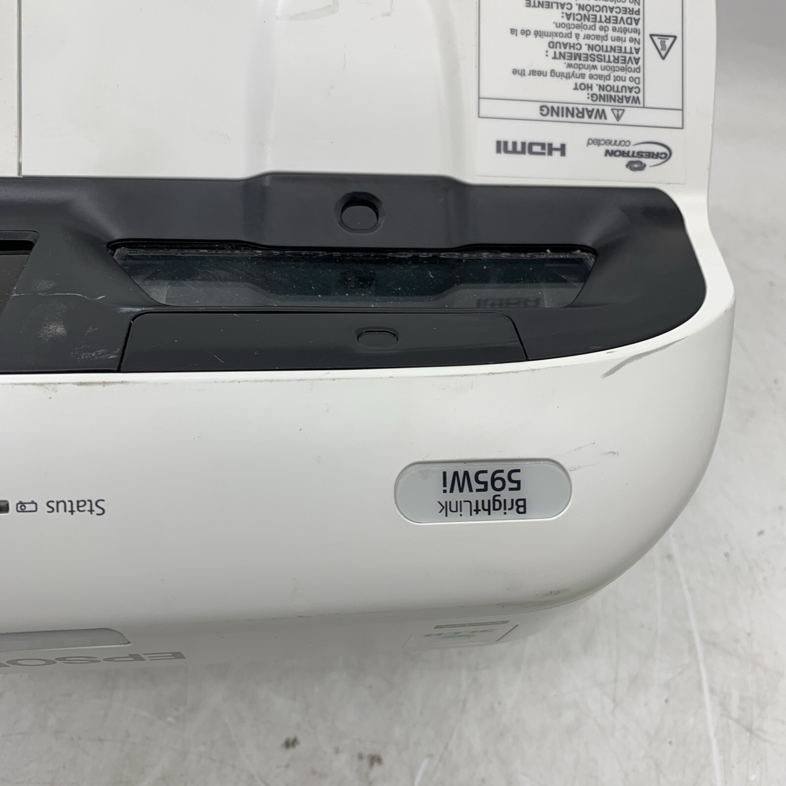 Epson Brightlink 595Wi WXGA 3LCD Projector 3300 Lumens 1845 Lamp Hours ...